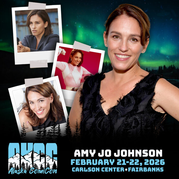 Amy Jo Johnson – Alaska ComiCon – Feb 21-22, 2026 in Fairbanks!
