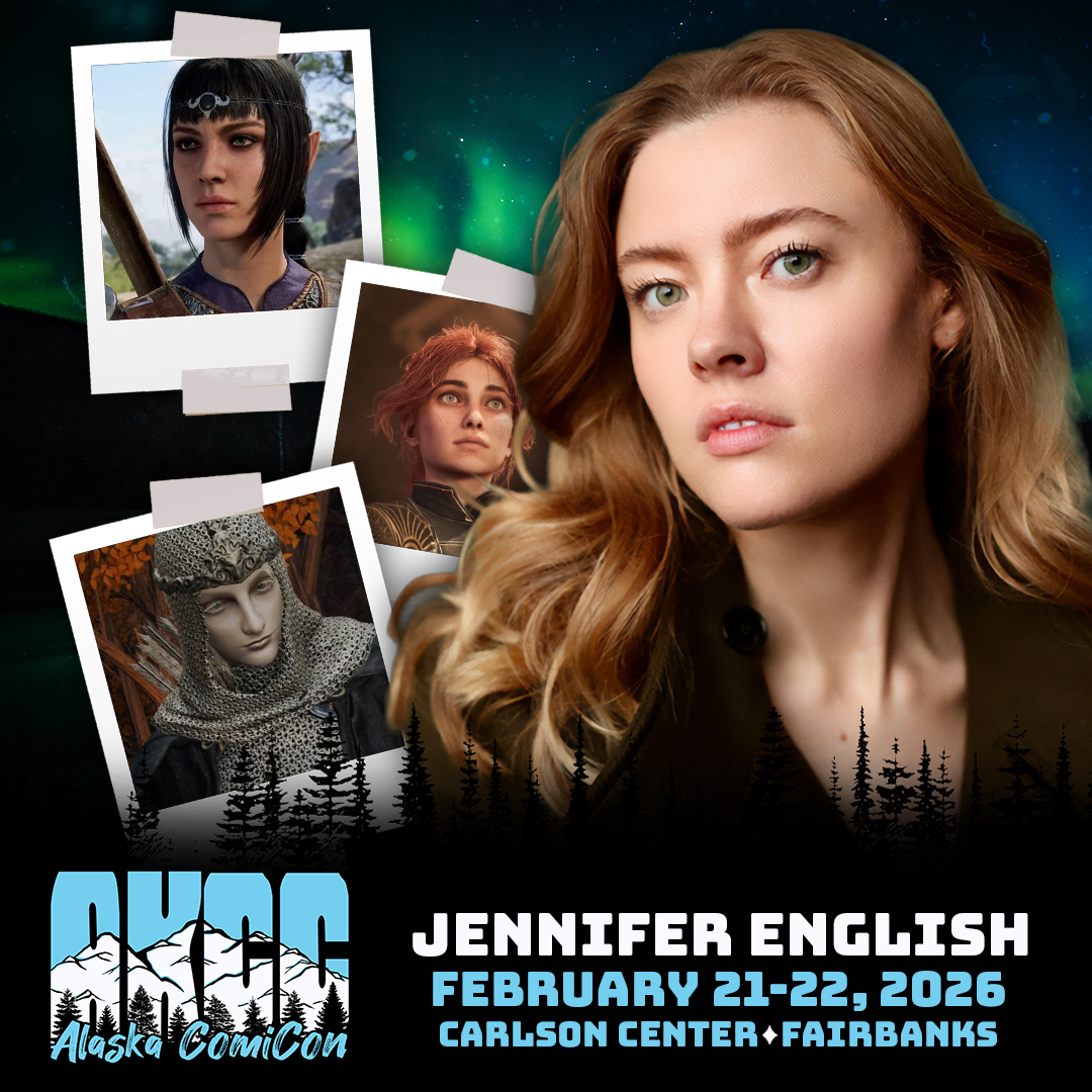 Jennifer English – Alaska ComiCon – Feb 21-22, 2026 in Fairbanks!